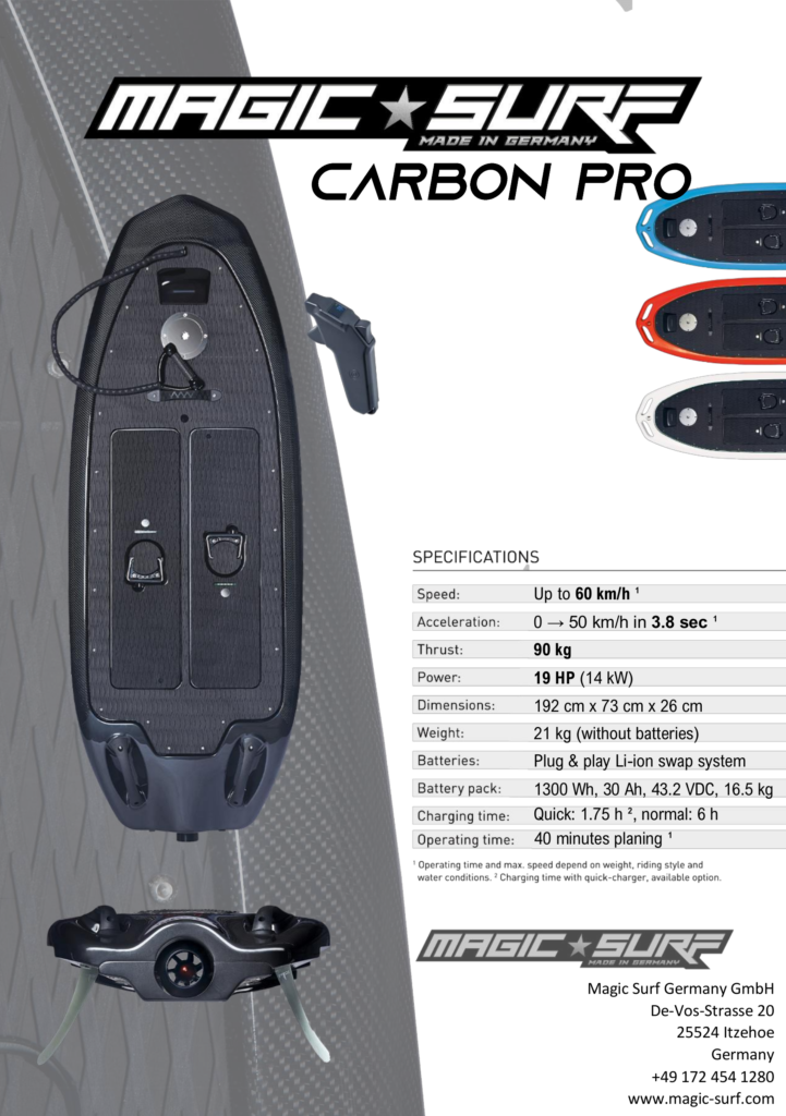 Magic Surf Germany GmbH - powerful electric Jetboard
